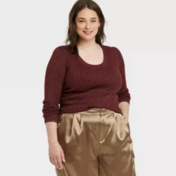 a new day | Sweaters | Womens Fine Gauge Scoop Neck Sweater A New Day ...